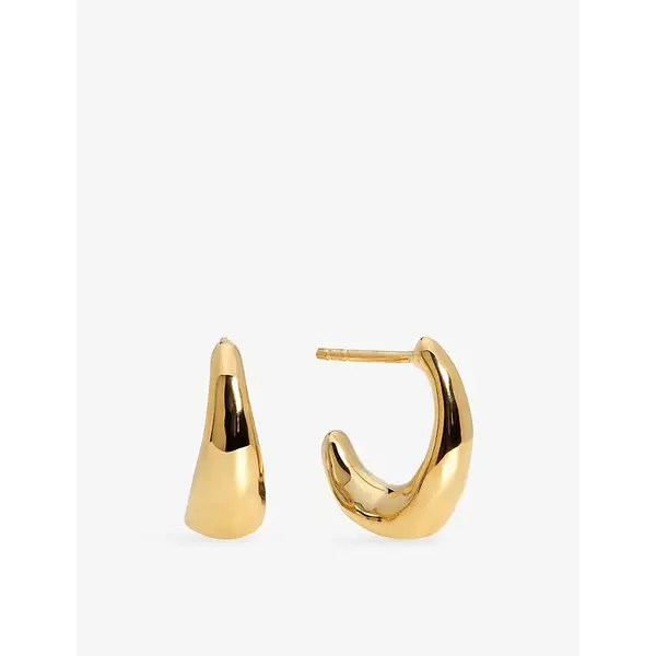 Monica Vinader Antica Small Hoop Earrings - Gold
