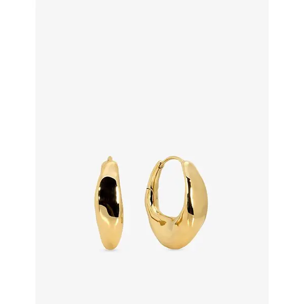 Monica Vinader Antica Medium Hoop Earrings - Gold