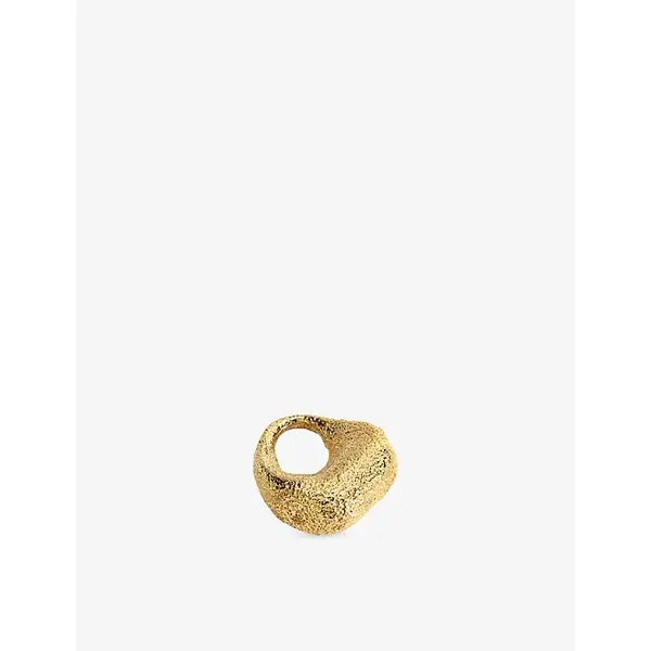 Monica Vinader Antica Textured Pendant - Gold