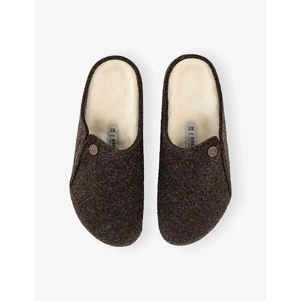 BIRKENSTOCK Zermatt Shearling-lined Felt Slippers