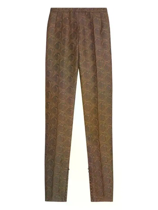 Dries Van Noten Swirl Jacquard Trousers