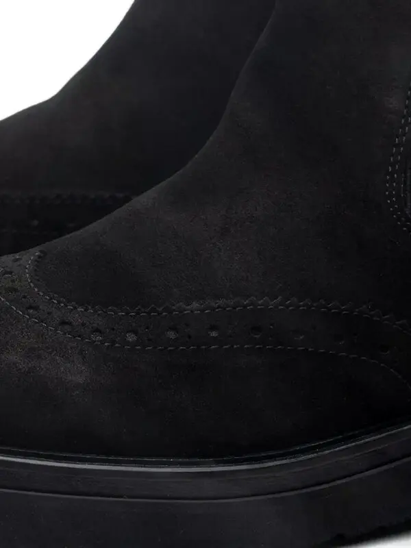 POCHE PARIS Brogue Detail Ankle Boots