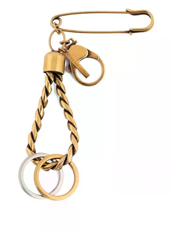 Dries Van Noten Braided Keychain - Gold