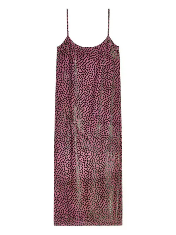 Dries Van Noten Polka-dot Midi Dress