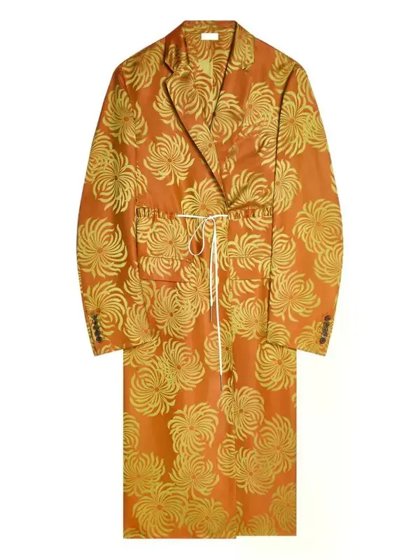 Dries Van Noten Flora-jacquard Coat