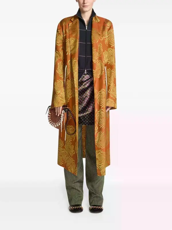 Dries Van Noten Flora-jacquard Coat