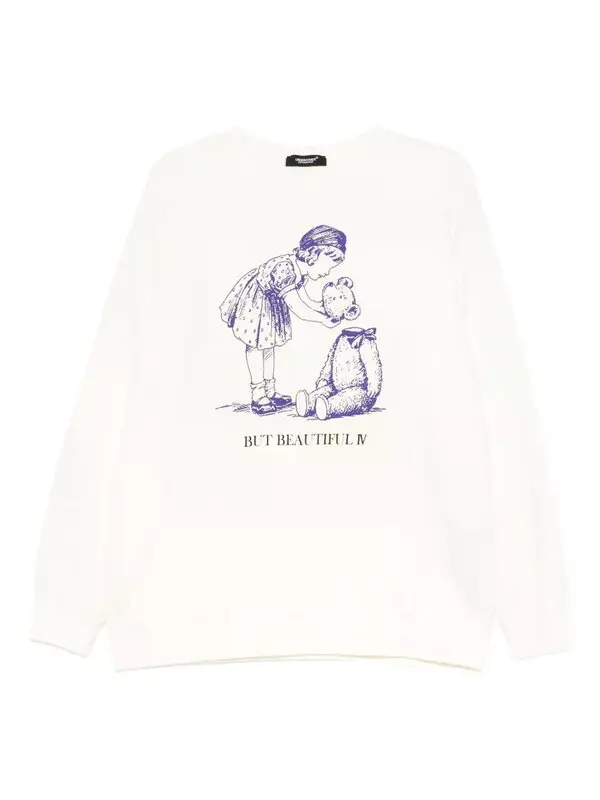 UNDERCOVERISM Graphic-print Sweatshirt - Neutrals