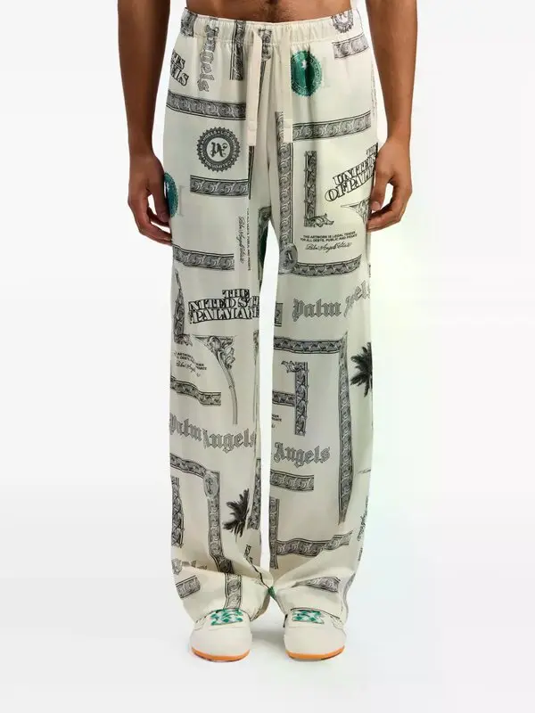 Palm Angels Dollar-print Trousers