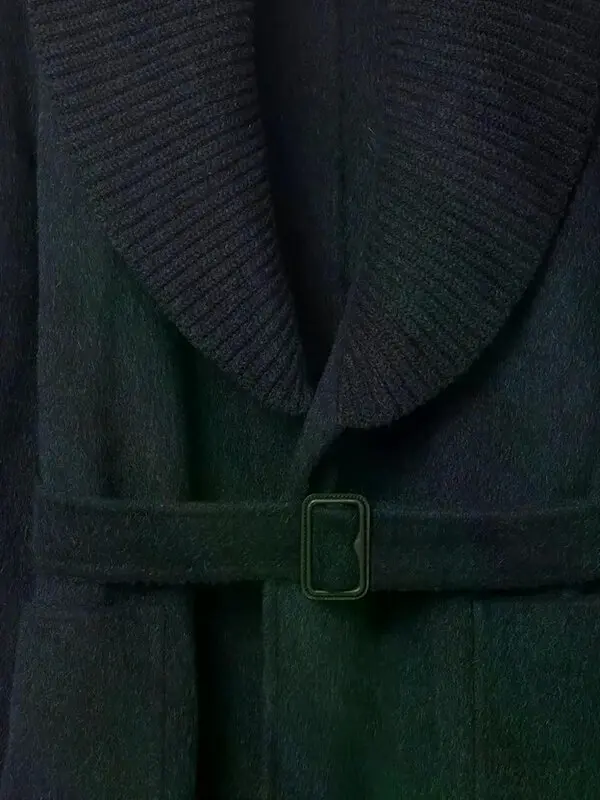 Burberry Shawl-collar Wool-blend Coat