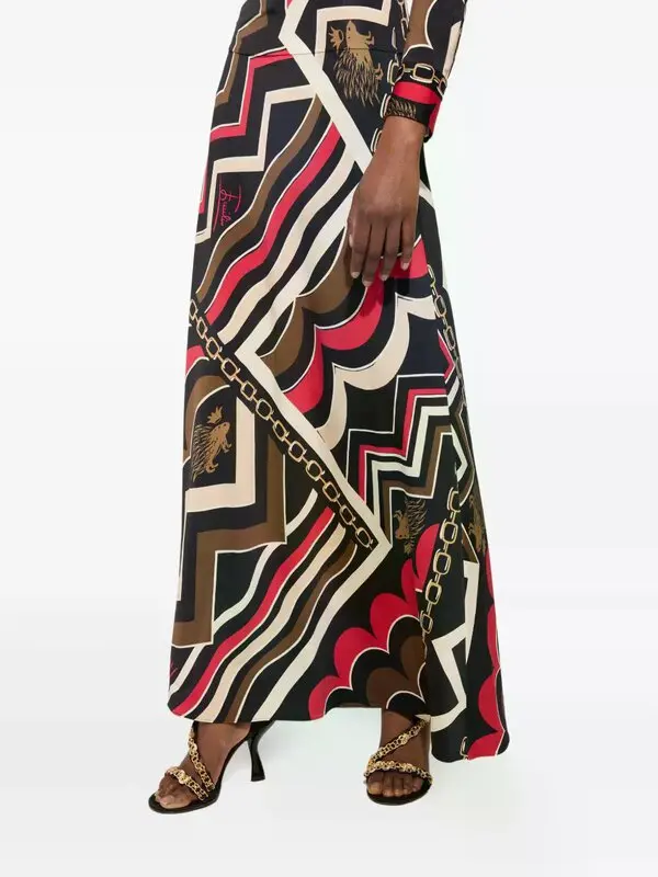 Emilio Pucci Printed Maxi Skirt