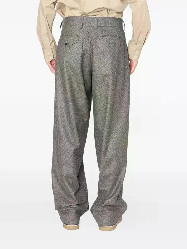 Kolor Check-pattern Tailored Trousers