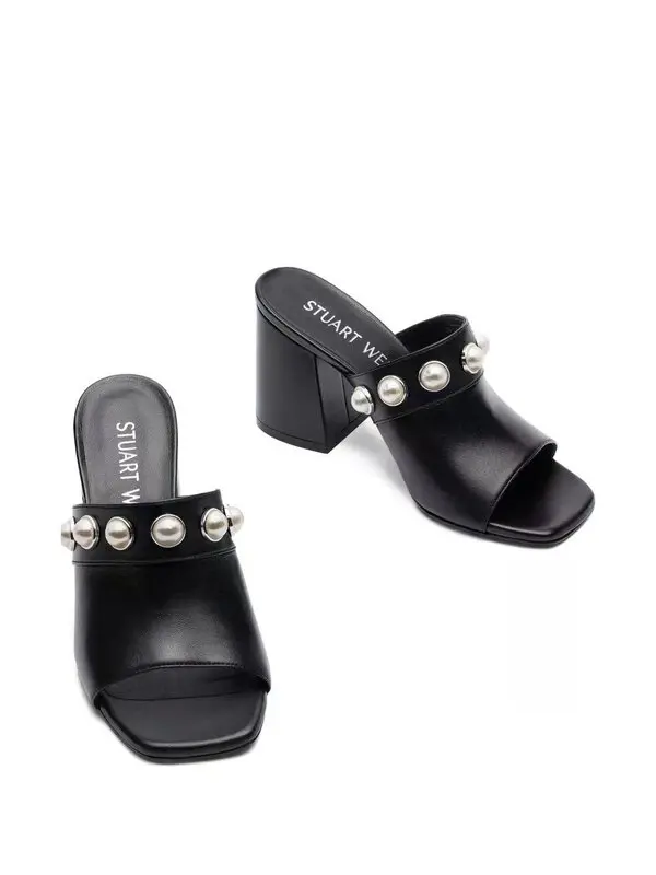 STUART WEITZMAN 85mm Portia Pearl-embellished Sandals