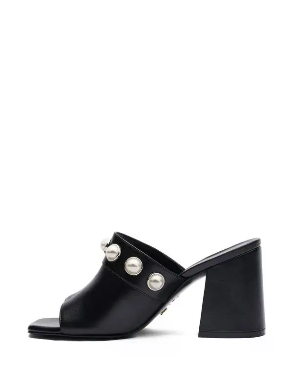 STUART WEITZMAN 85mm Portia Pearl-embellished Sandals