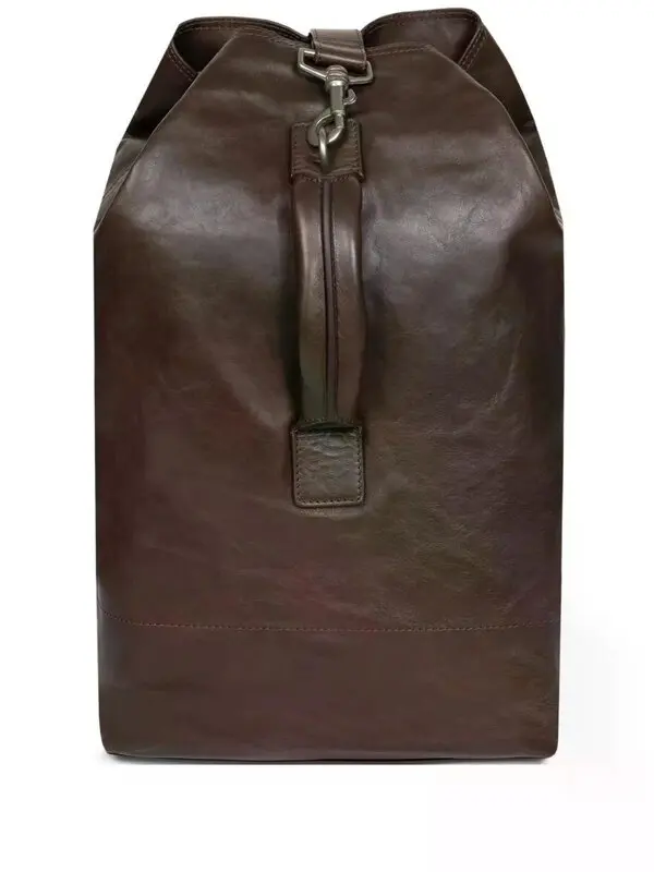Dries Van Noten Leather Backpack - Brown