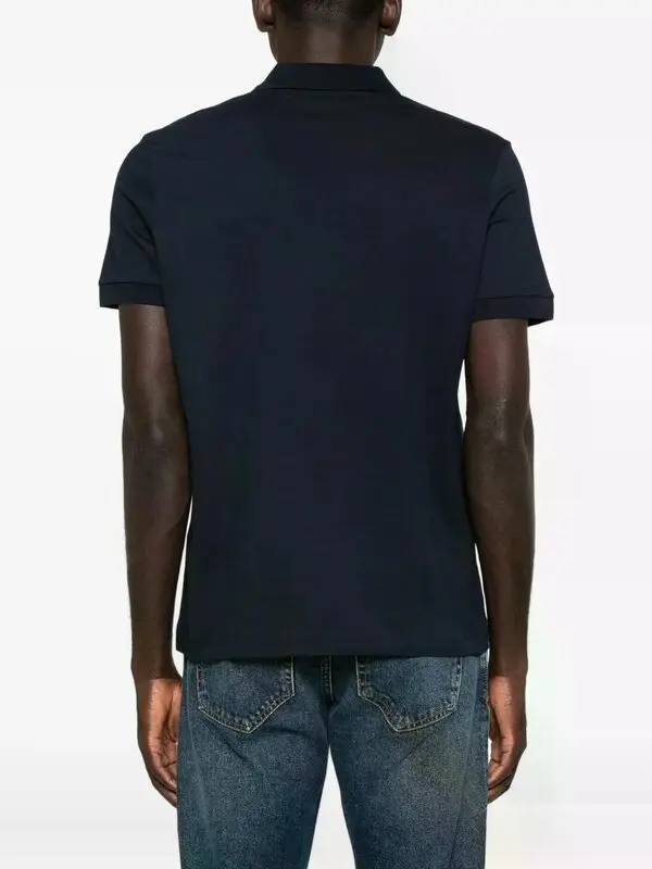 BOSS Zip-neck Logo Polo Shirt