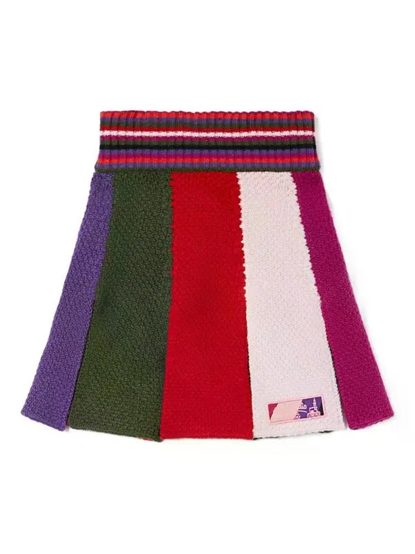 Emilio Pucci Colour-block Mini Skirt - Red
