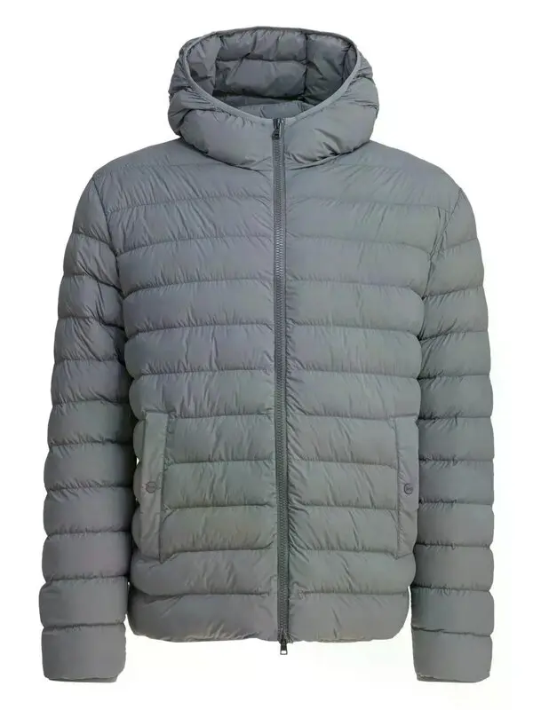 Herno Hooded Padded Jacket - Grey