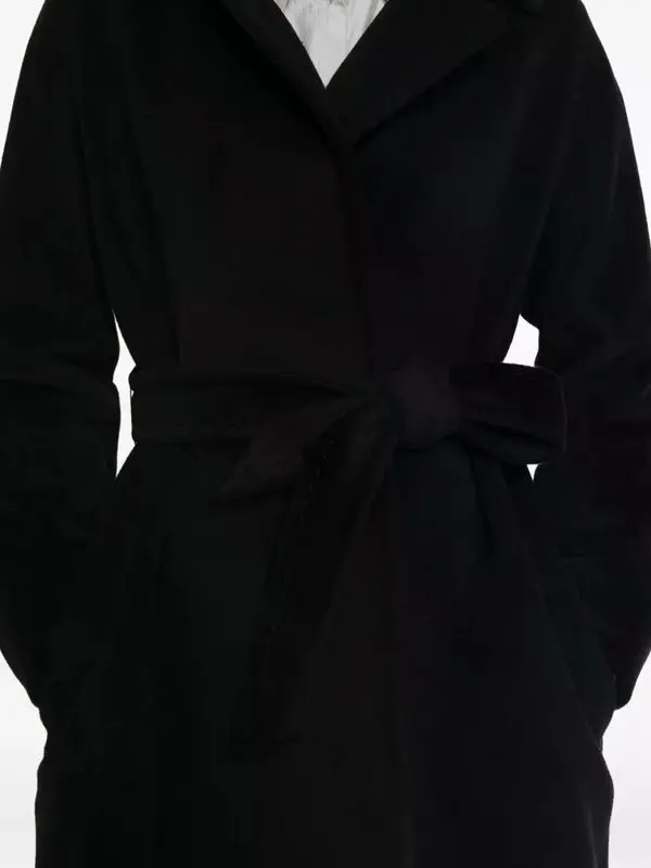 Max Mara Belted Drop-shoulder Coat