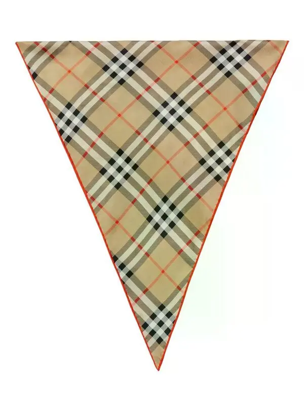 Burberry Check Scarf - Neutrals