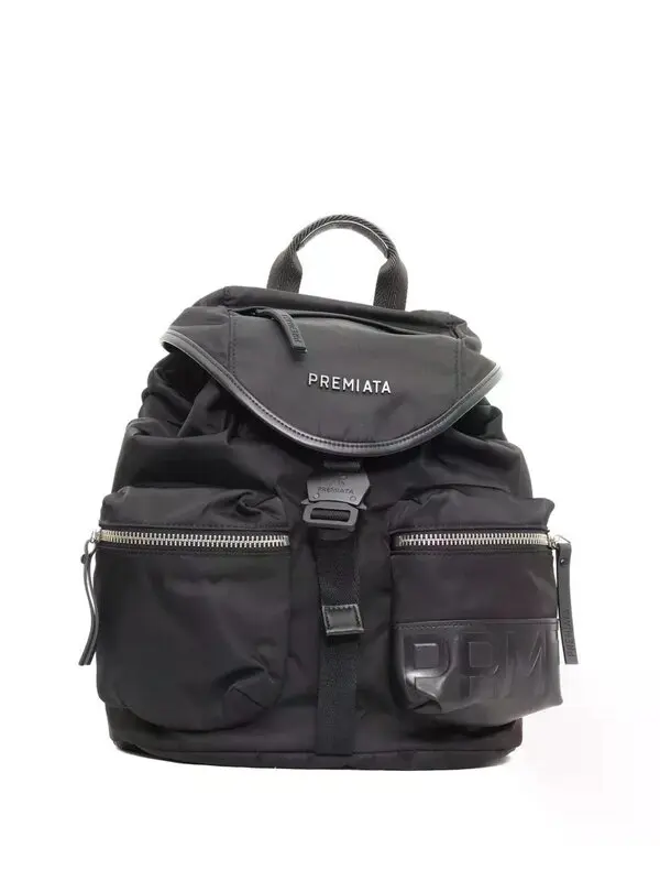 Premiata Lyn 2100 Leather-trimmed Backpack - Black