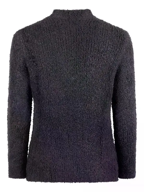 Tagliatore Textured Knit Top - Grey