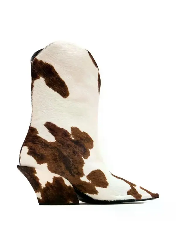 MUGLER Cowhide Leather Boots