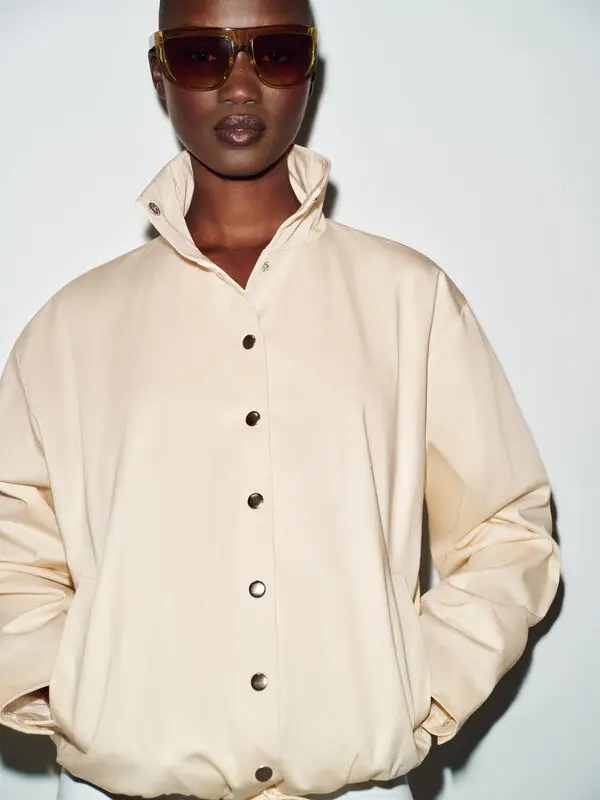 REFORMATION Lennon Jacket - Ivory