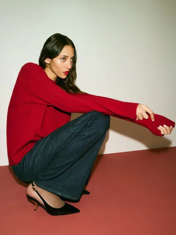 REFORMATION Cassie Slingback Heel Patent