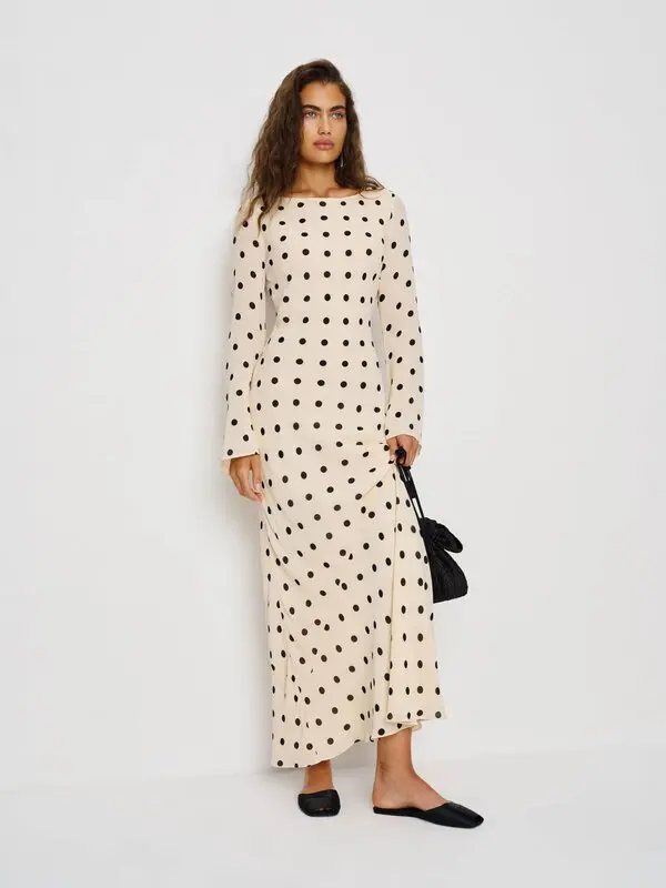 REFORMATION Petites Esra Dress - Ivory