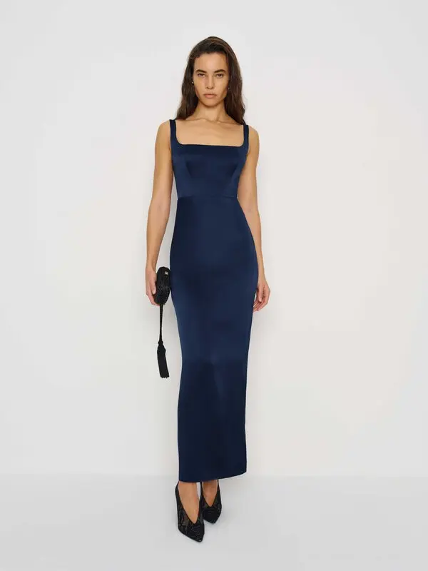 REFORMATION Ambre Silk Dress