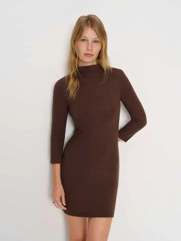 REFORMATION Camille Knit Mini Dress