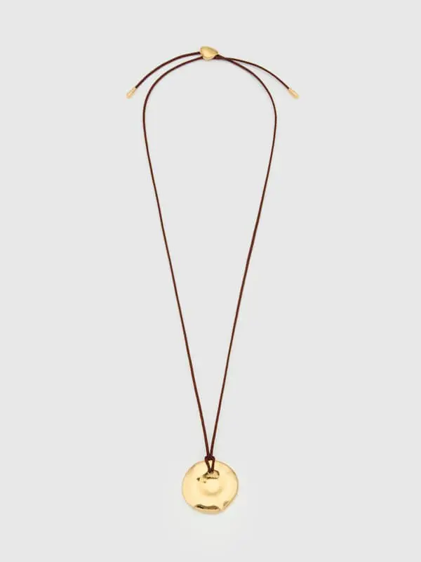 REFORMATION Estelle Necklace - Gold Espresso