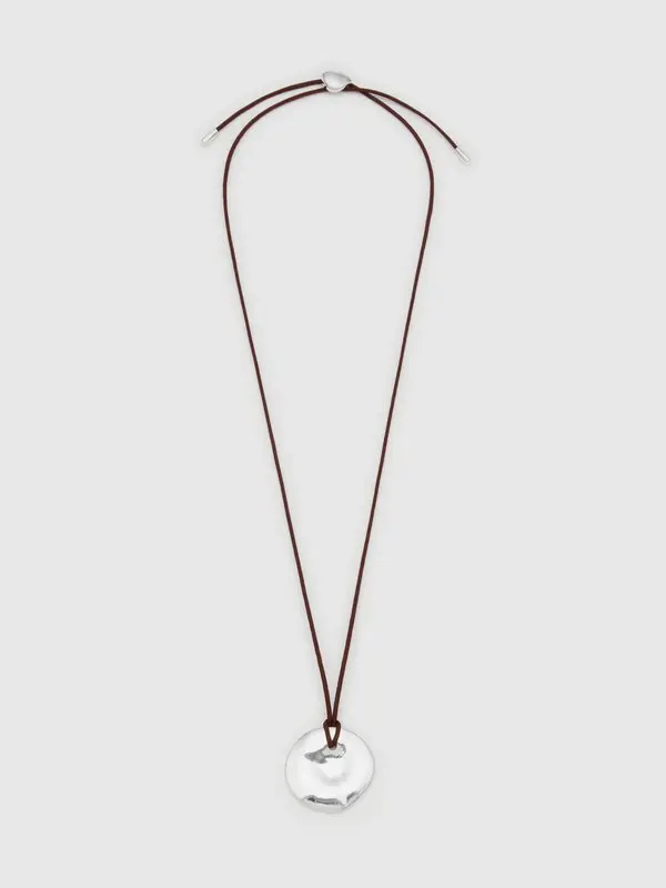 REFORMATION Estelle Necklace Black - Silver