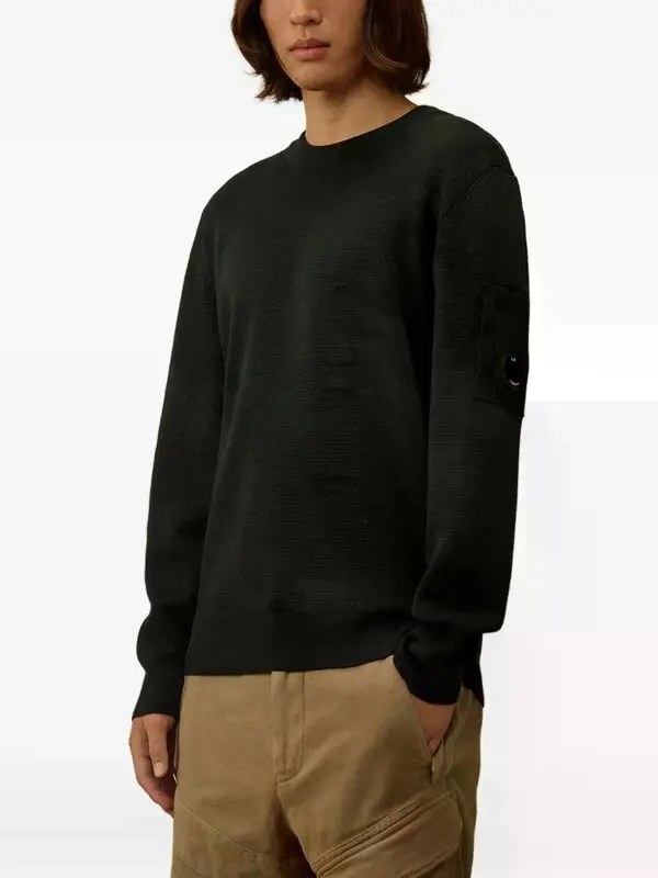 C.P. COMPANY Lens-detail Knitted Sweater