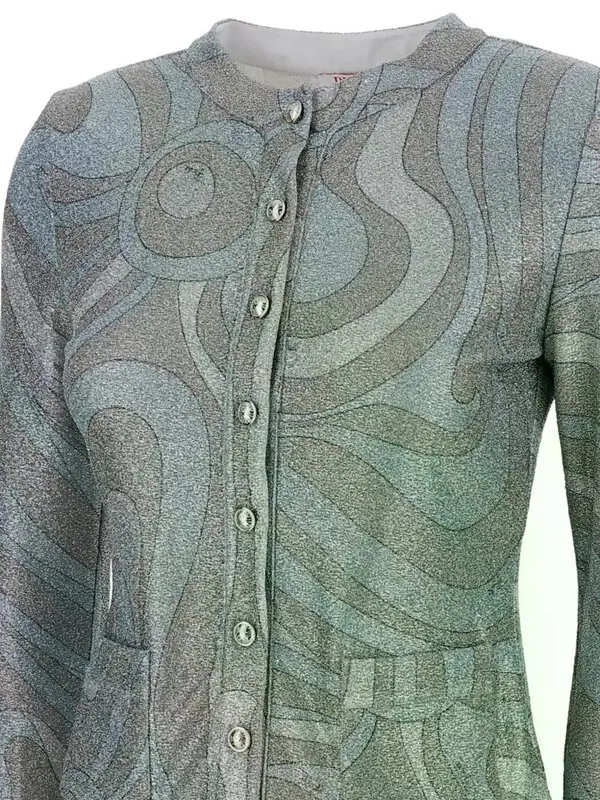 Emilio Pucci Patterned Cardigan With Patch Pockets