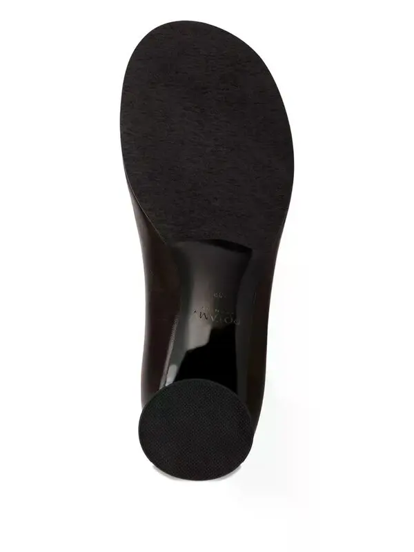 POTAMY 65mm Leather Ankle Boots