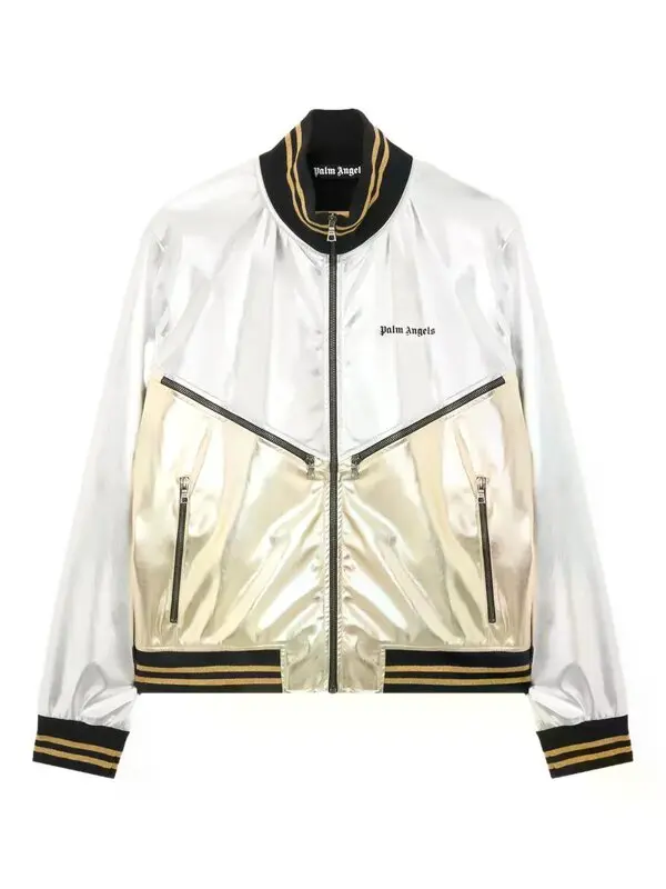 Palm Angels Laminated Coated Track Jacket