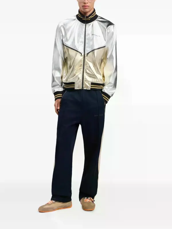 Palm Angels Laminated Coated Track Jacket