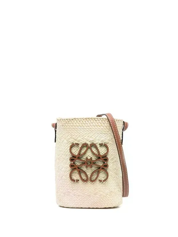 Loewe Anagram Raffia Crossbody Bag