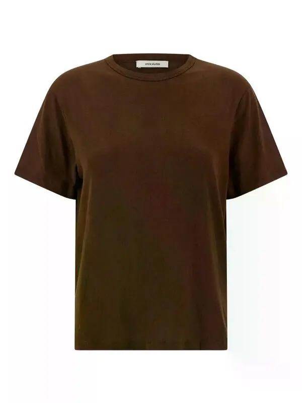 ENTIRE STUDIOS Mini Tee Crew-neck T-shirt - Brown