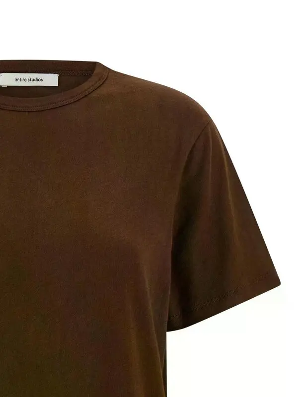 ENTIRE STUDIOS Mini Tee Crew-neck T-shirt - Brown