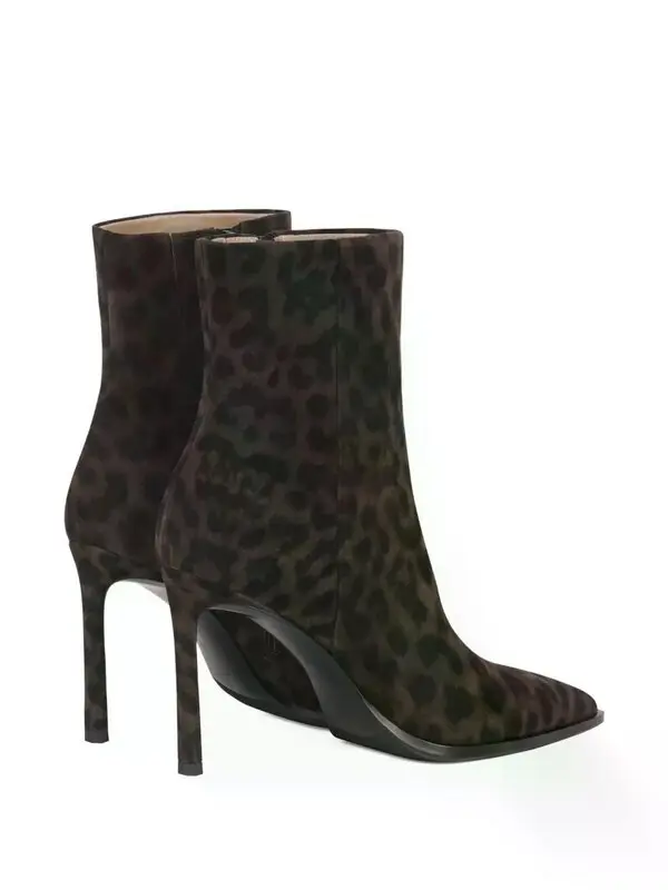 POTAMY Suede Heeled Ankle Boots