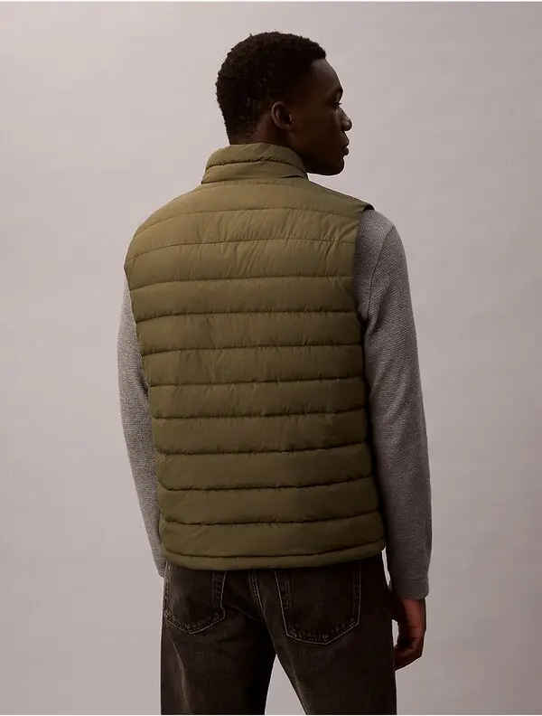 Calvin Klein Ripstop Packable Puffer Vest - Fatigue