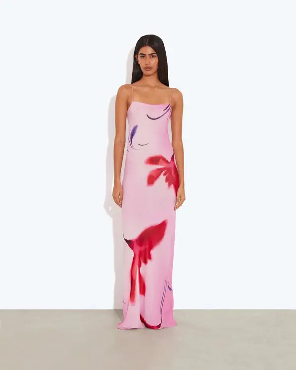 RAT & BOA Alici Maxi Column Dress - Floral