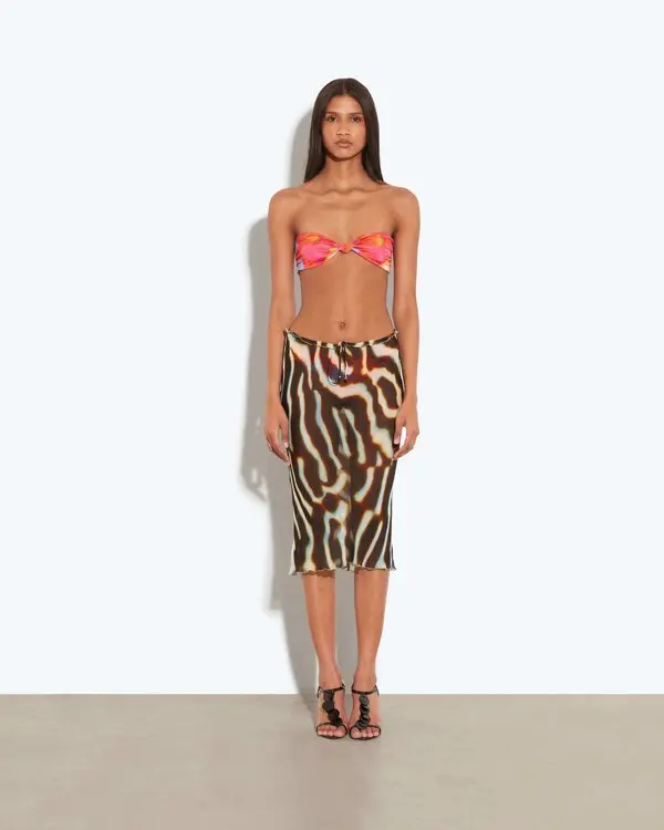 RAT & BOA Luma Midi Skirt - Zebra