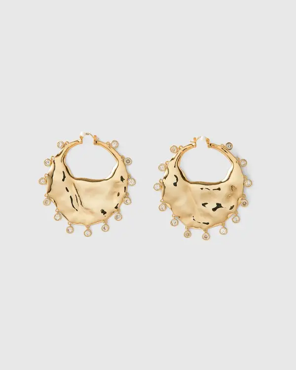 RAT & BOA Cyra Hoop Earrings - Gold