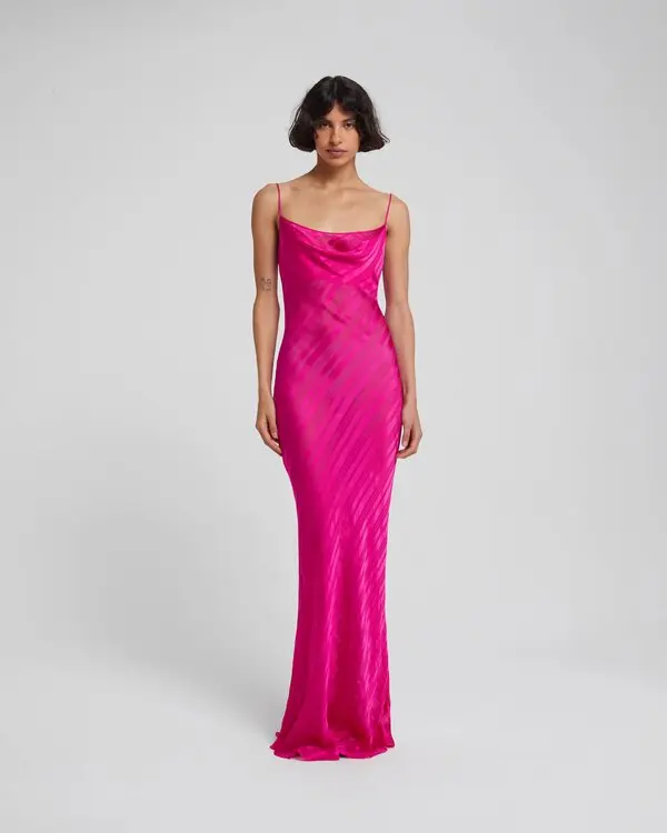RAT & BOA Cerise Maxi Slip Dress - Pink