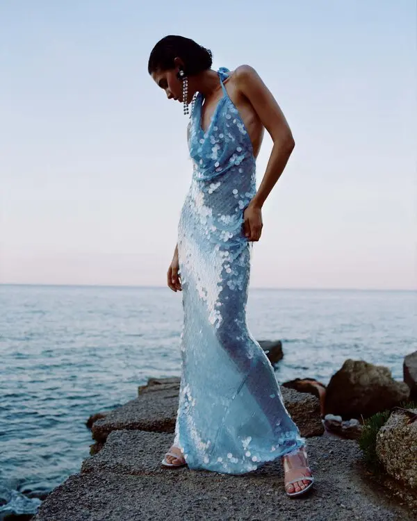 RAT & BOA Anais Sequin Maxi Dress