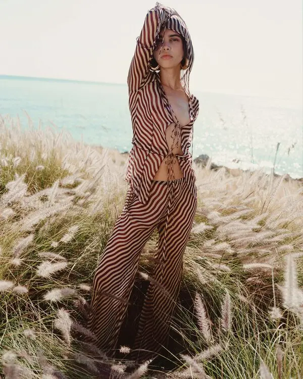 RAT & BOA Palonia Long Sleeve Top - Stripes
