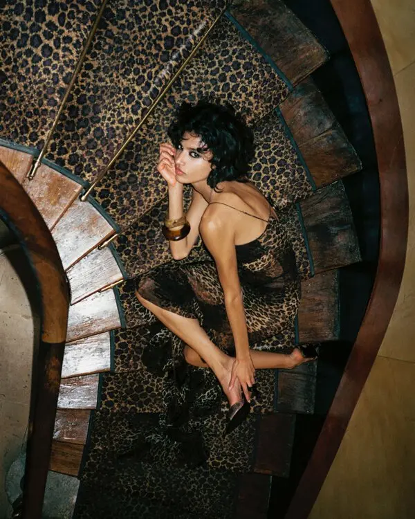 RAT & BOA Amazonie Leopard Print Maxi Slip Dress - Animal